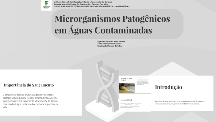 Microrganismos Patogênicos em Águas Contaminadas by Agatha Wilson on Prezi
