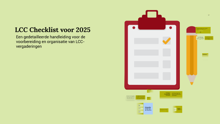 LCC Checklist voor 2025 by Najet Lachkar on Prezi
