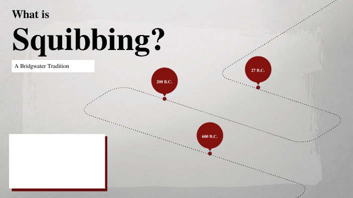 History of Squibbing by Jack Munn on Prezi