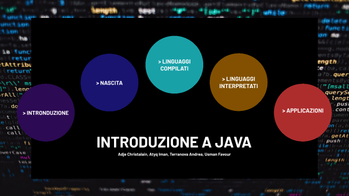 presentazione java by CHRIST ALAIN KOUTOUA ADJE on Prezi