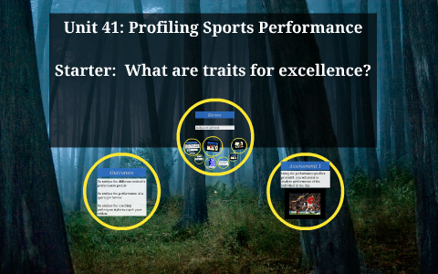 Unit 41: Profiling Sports Performance by dan clarke on Prezi