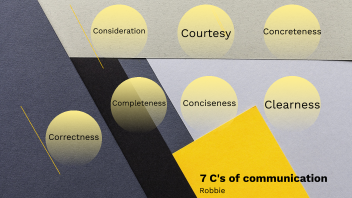 7 C's of Communication by Robert Conlin on Prezi