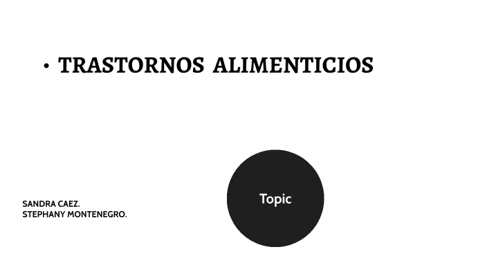 TRASTORNOS ALIMENTICIOS by Sandra Caez Delgado on Prezi