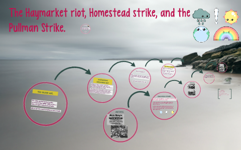 The haymarket riot, Homestead strike, and the Pullman Strike by alicia ...