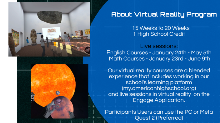 Virtual Reality Introduction: Spring 2023 by Elizabeth Knoop on Prezi