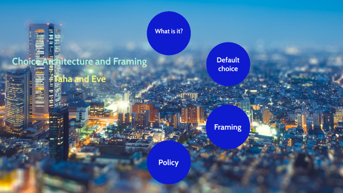 Choice Architecture and Framing by Taha Baig on Prezi
