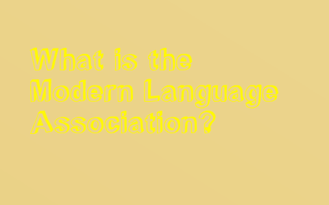 Mla Formating Also known as Modern Laguage Association by manasseh ...