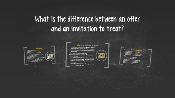 Meaning of offer and invitation to treat by Antigoni Anastasiadou on Prezi
