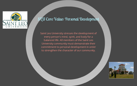 SLU Core Value - Personal Development by Alison Schucht on Prezi