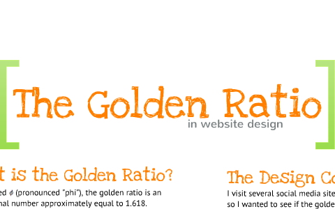 Golden Ratio by Heather Pinnow on Prezi