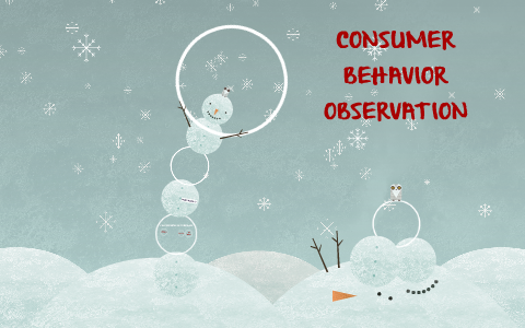 CONSUMER BEHAVIOR OBSERVATION by Emel Kazan
