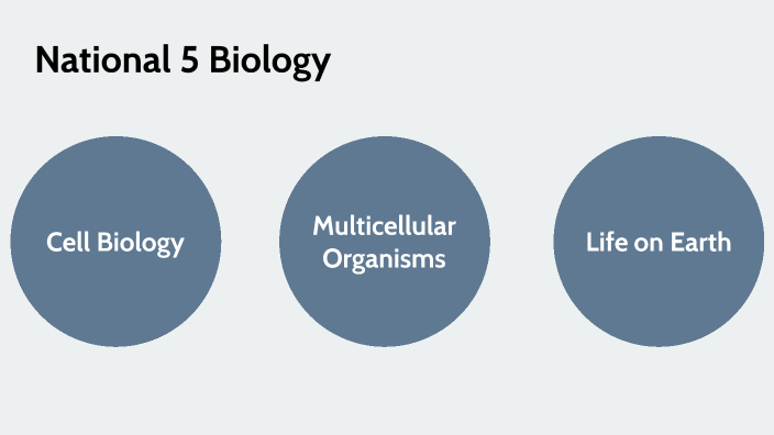 National 5 Biology Mind Map by on Prezi