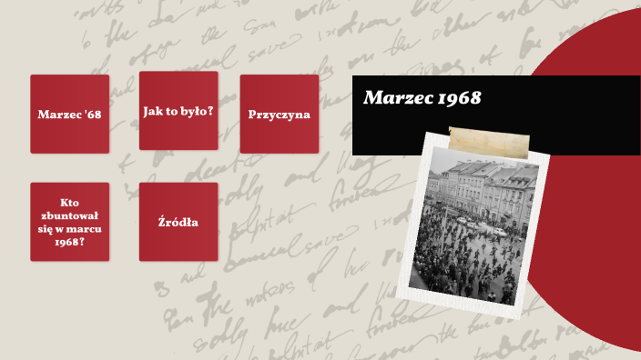 Marzec 1968 by Gabriela Pajdzik on Prezi