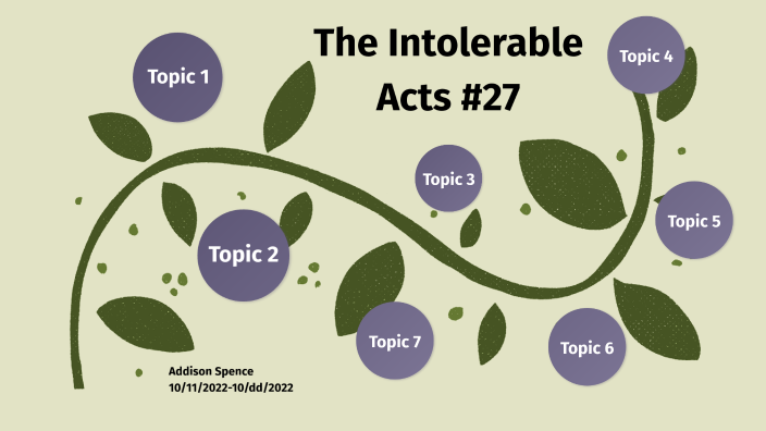 The Intolerable Acts #27 by Addison Spence on Prezi