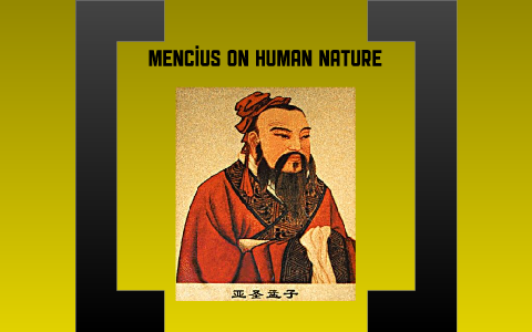 Mencius's View on Human Nature by safi malik