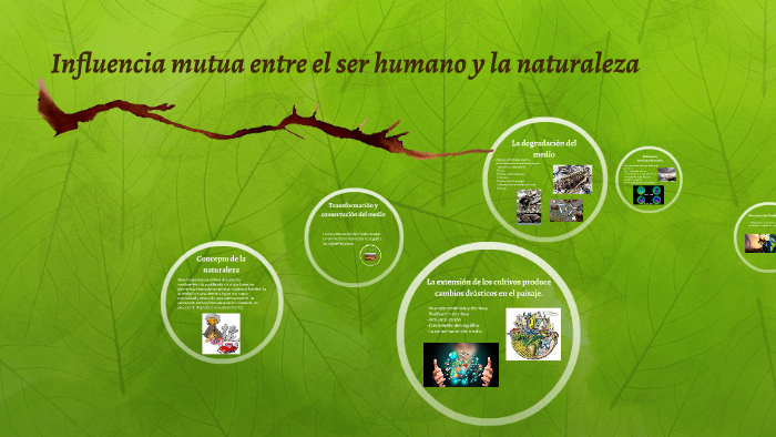 Influencia mutua entre el ser humano y la naturaleza by Anastasia Eme
