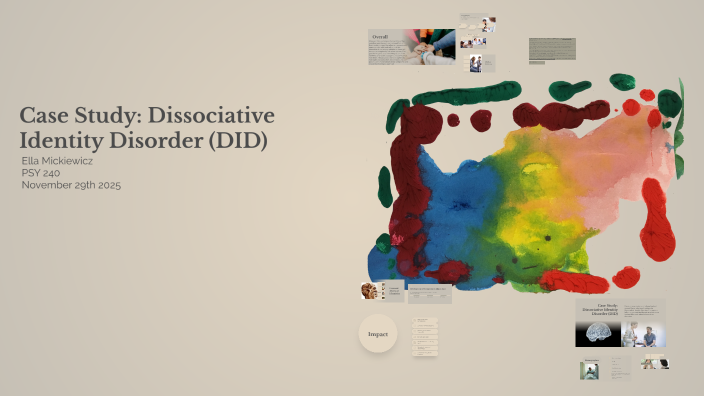Case Study: Dissociative Identity Disorder (DID) by Ella Mickiewicz on ...