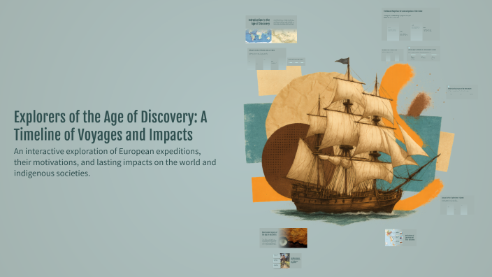 Explorers of the Age of Discovery: A Timeline of Voyages and Impacts by ...