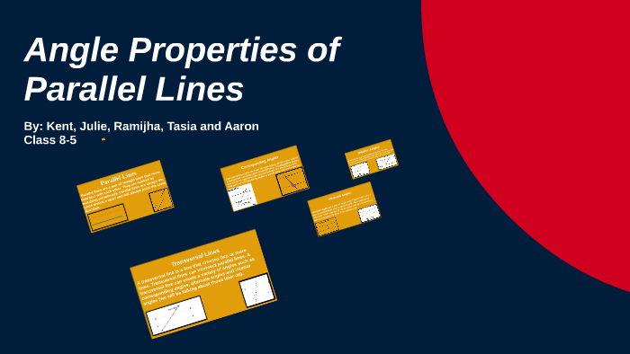 Angle Properties of Parallel Lines by Kent Dang