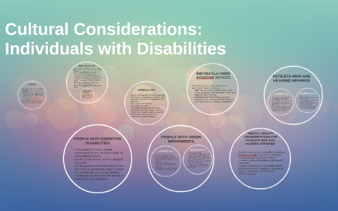 Cultural Considerations: Individuals with Disabilities by Stacy Vasquez ...