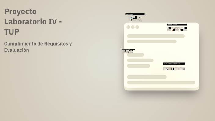 Proyecto Laboratorio IV - TUP by Josefa Baumgertner on Prezi