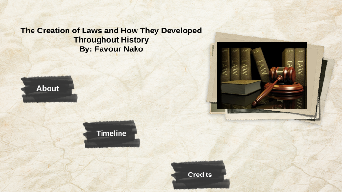 The Creation of Laws and How They Developed Throughout History by ...