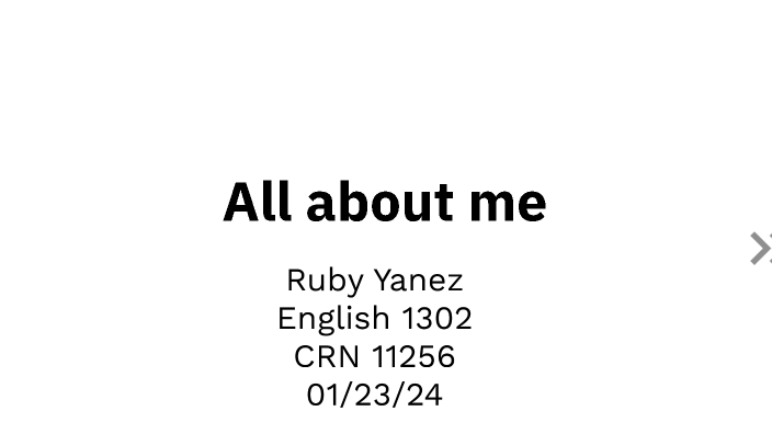 ALL ABOUT ME by Ruby Yanez on Prezi