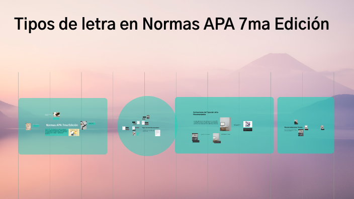 Tipos de letra en Normas APA 7ma Edición by Joan Mejia on Prezi