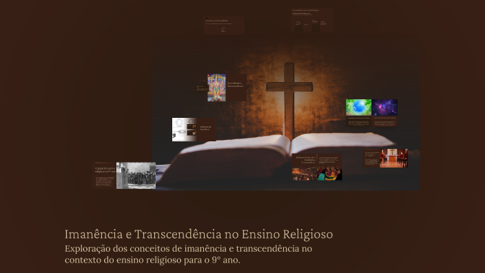 Imanência e Transcendência no Ensino Religioso by Escola Municipal ...