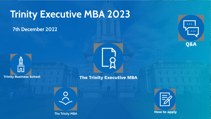 Trinity Executive MBA 2022 by Eoghan O'Sullivan on Prezi