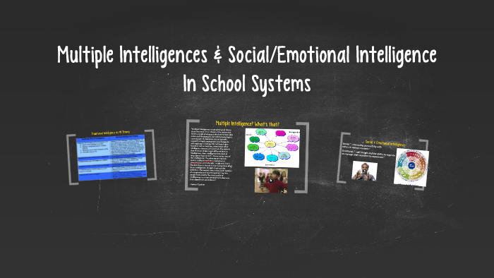 Multiple Intelligences & Social/Emotional Intelligence by