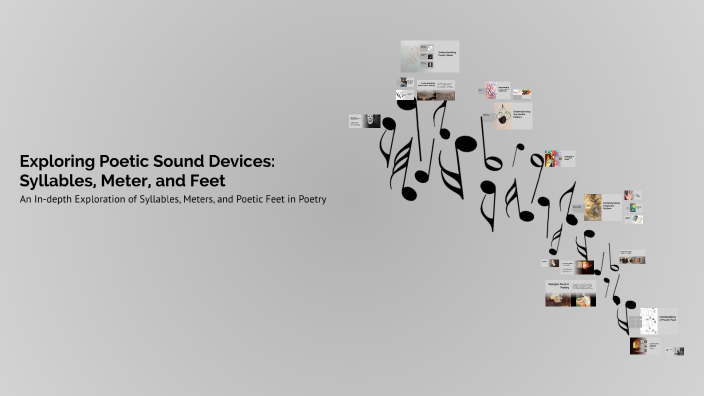 Exploring Poetic Sound Devices: Syllables, Meter, and Feet by Steward ...