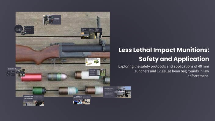 Less Lethal Impact Munitions: Safety and Application by David Parker on ...