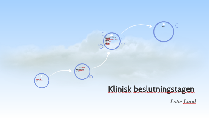 Klinisk beslutningstagen by Lotte Lund on Prezi