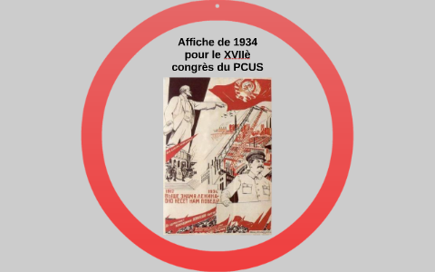 Affiche de 1934 pour le XVIIè congrès du PCUS by Charlène Fischer on Prezi