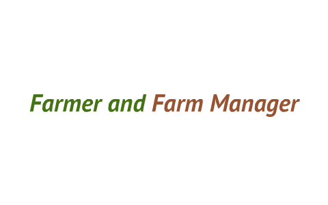 Farm and Ranch Manager by Corbin White on Prezi