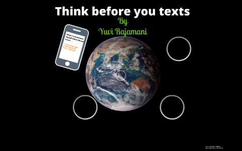 Think before you text by tuvi raj on Prezi