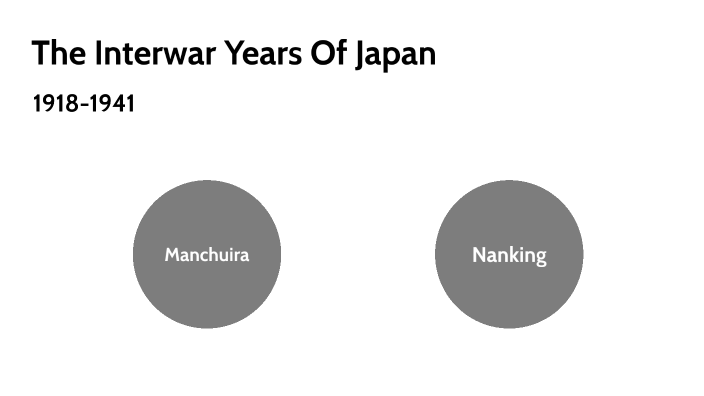 The interwar years in Japan by Morgan Foster on Prezi