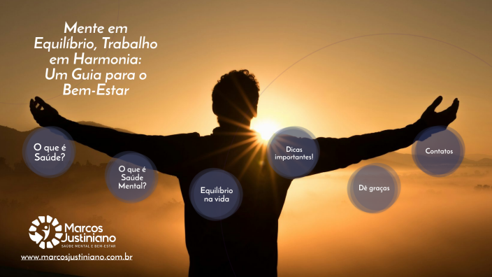 Mente em Equilíbrio, Trabalho em Harmonia: Um Guia para o Bem-Estar by Marcos Justiniano on Prezi