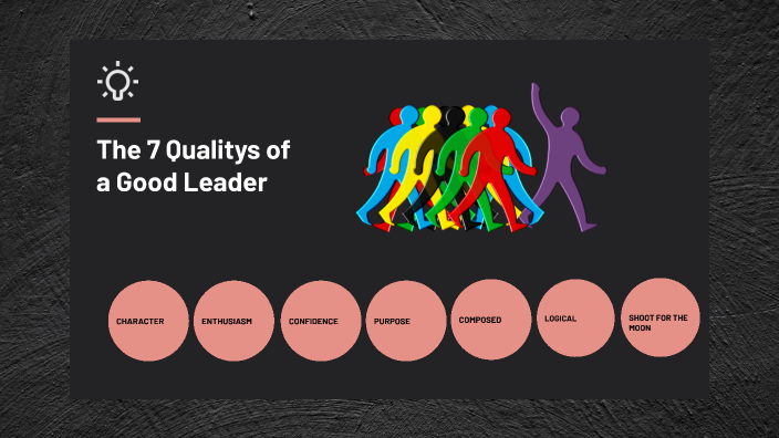 The 7 Qualitys of a Good Leader by Justine Biller on Prezi