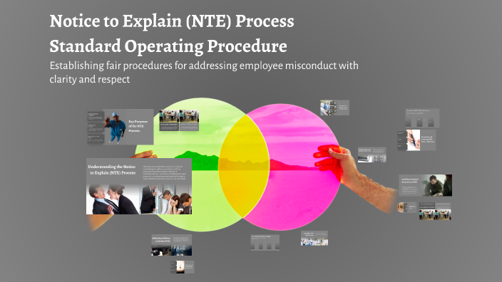 Notice to Explain (NTE) Process Standard Operating Procedure by John ...