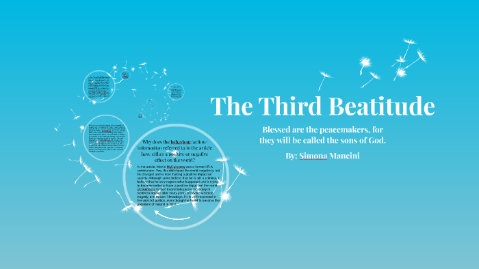The Third Beatitude by Simona Mancini on Prezi