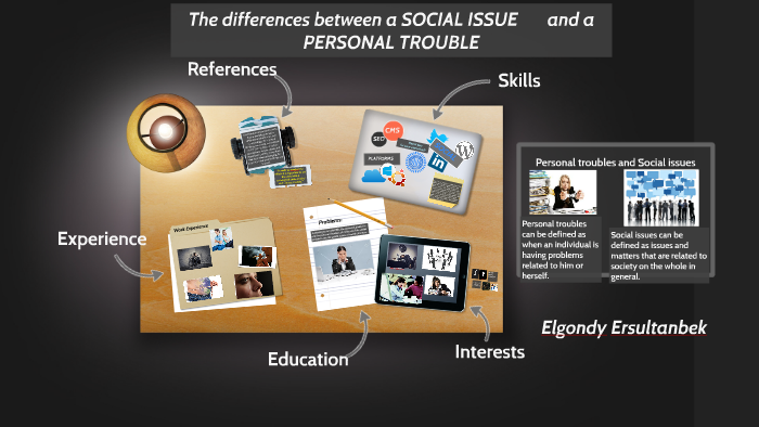 the differences between a SOCIAL ISSUE and a PERSONAL TROUBL by Agiba ...