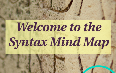 GCSE Syntax Mind Map by Ambrose Henley