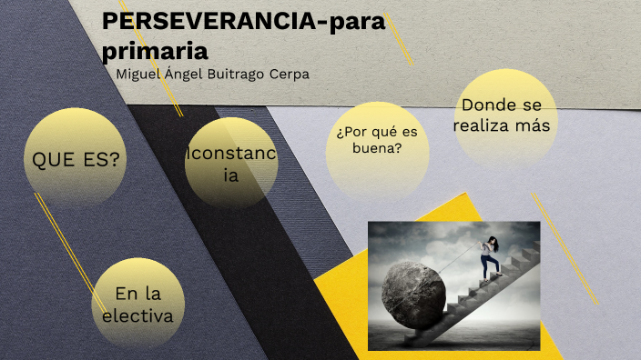 La perseverancia :) by Miguel Buitrago on Prezi