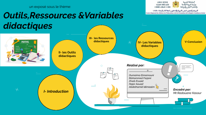 Outils Ressources Variables Didactiques By Zineb Essaid On Prezi