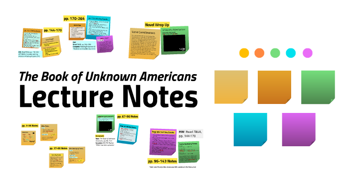The Book of Unknown Americans by Ryan Sharp on Prezi