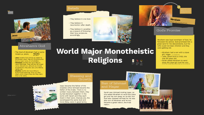 Monotheism Major Religions by Benito Gaytan on Prezi