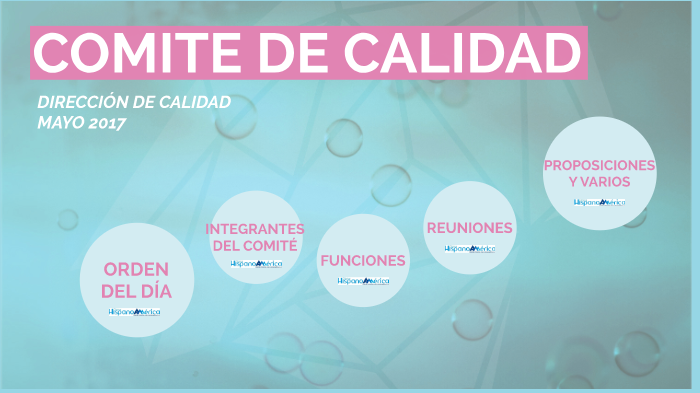 COMITÉ CALIDAD by guillermo bonilla on Prezi