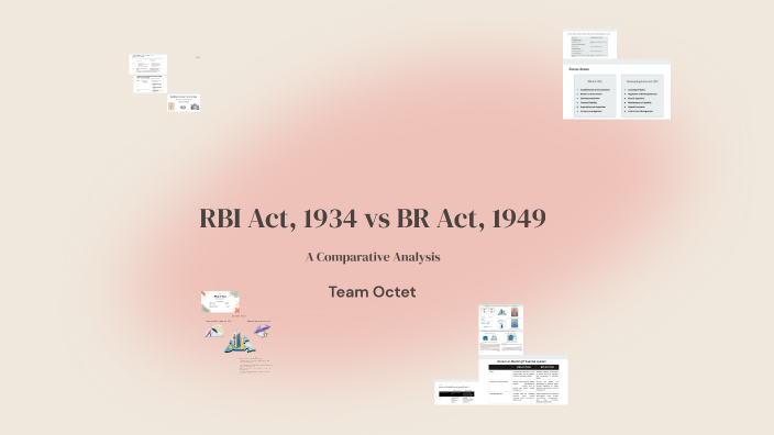 Comparison of RBI Act and BR Act by Sakshi Verma on Prezi